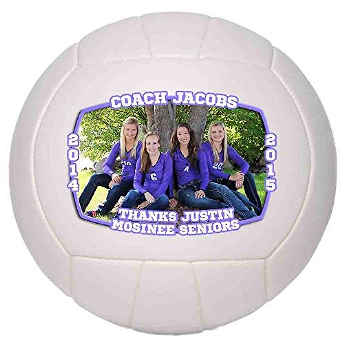Personalized Custom Photo Regulation Full Size Volleyball - Any Image - Any Text - Any Logo