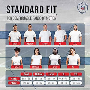 Team Fan Apparel NFL Adult Gameday T-Shirt - Cotton Blend - Tagless - Semi-Fitted - Unleash Your Team Spirit During Game Day (Buffalo Bills - Royal, Adult X-Large)