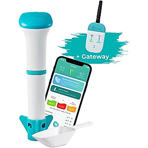 iopool Smart Water Monitor - Works for Chlorine & Bromine Pools, Hot Tubs, & Swim Spas - Gives Precise Dosage recommendations.