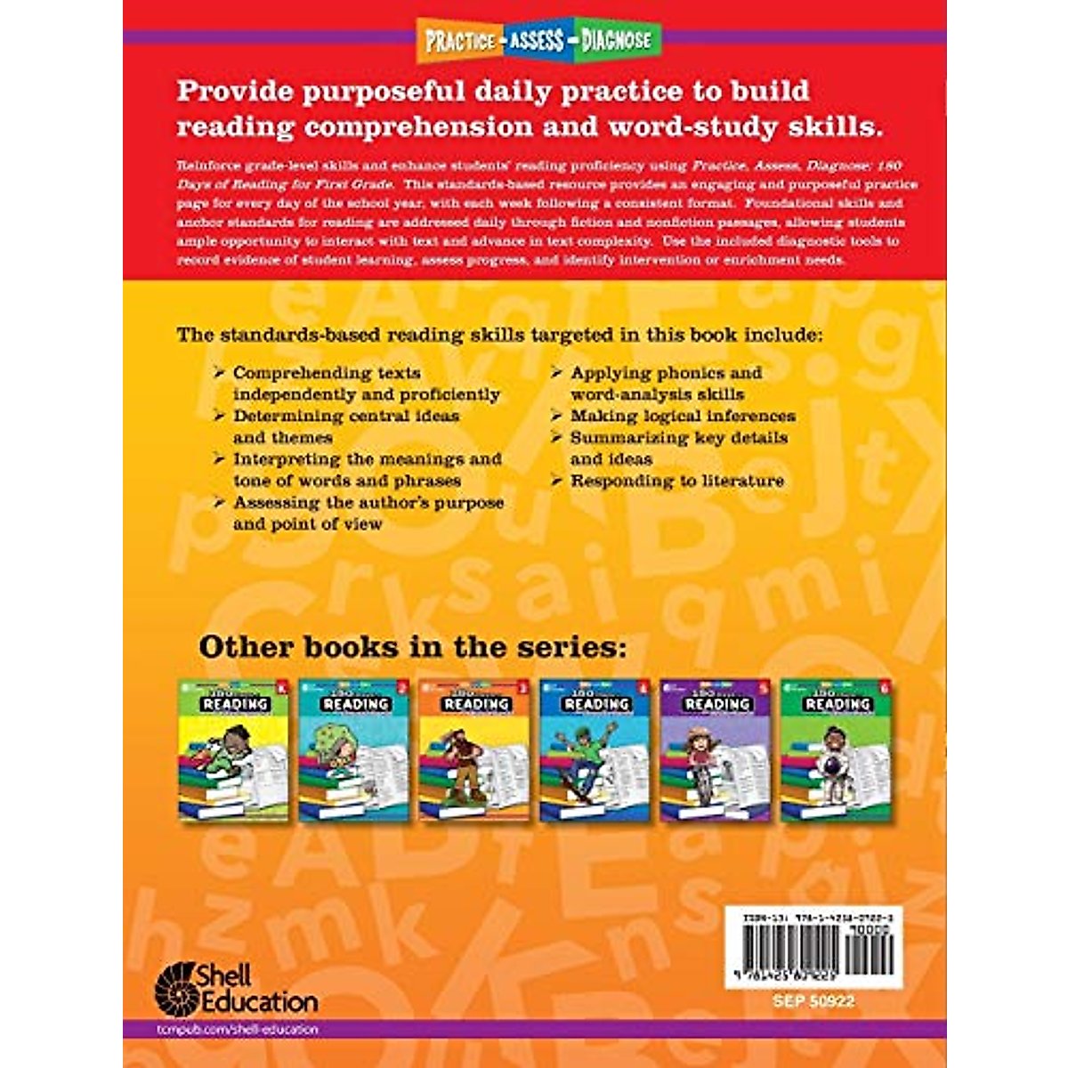 180 Days of Reading: Grade 1 - Daily Reading Workbook for Classroom and Home, Sight Word Comprehension and Phonics Practice, School Level Activities Created by Teachers to Master Challenging Concepts