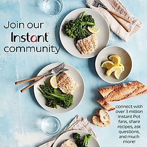 Instant Pot Duo Plus 9-in-1 Electric Pressure Cooker, Slow Cooker, Rice Cooker, Steamer, Sauté, Yogurt Maker, Warmer & Sterilizer, Includes App With Over 800 Recipes, Stainless Steel, 8 Quart