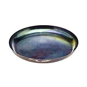 Godinger Iridescent Blue Plate Platter Centerpiece Round - 10"