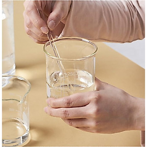 12PCS Glass Stirring Rod Stir Stick with Both Ends Round - 15.8" 13.8" 12" 10" 8" 6" Long - 2 Piece for Every Style -12pcs/pk (12)