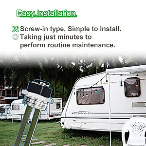 Upgraded 92249 91160 92097 520900 Atwood Dometic Suburban RV Water Heater Element for GC6AA GC10A G6A GC10A GCH6A, SW4/6/10/12/16 Series Electric Water Heaters, 1400W/1440W 110V/120V, 1-Year Warranty