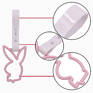 Playboy Bunny Shaped PINK JDM TSURIKAWA Subway Bus Handle Strap Charm Drift