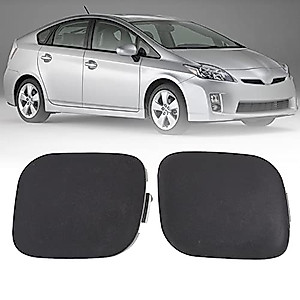 waltyotur 1 Pair Front Bumper Tow Hook Eye Cap Cover Left & Right Replacement for Toyota Prius 2010-2012