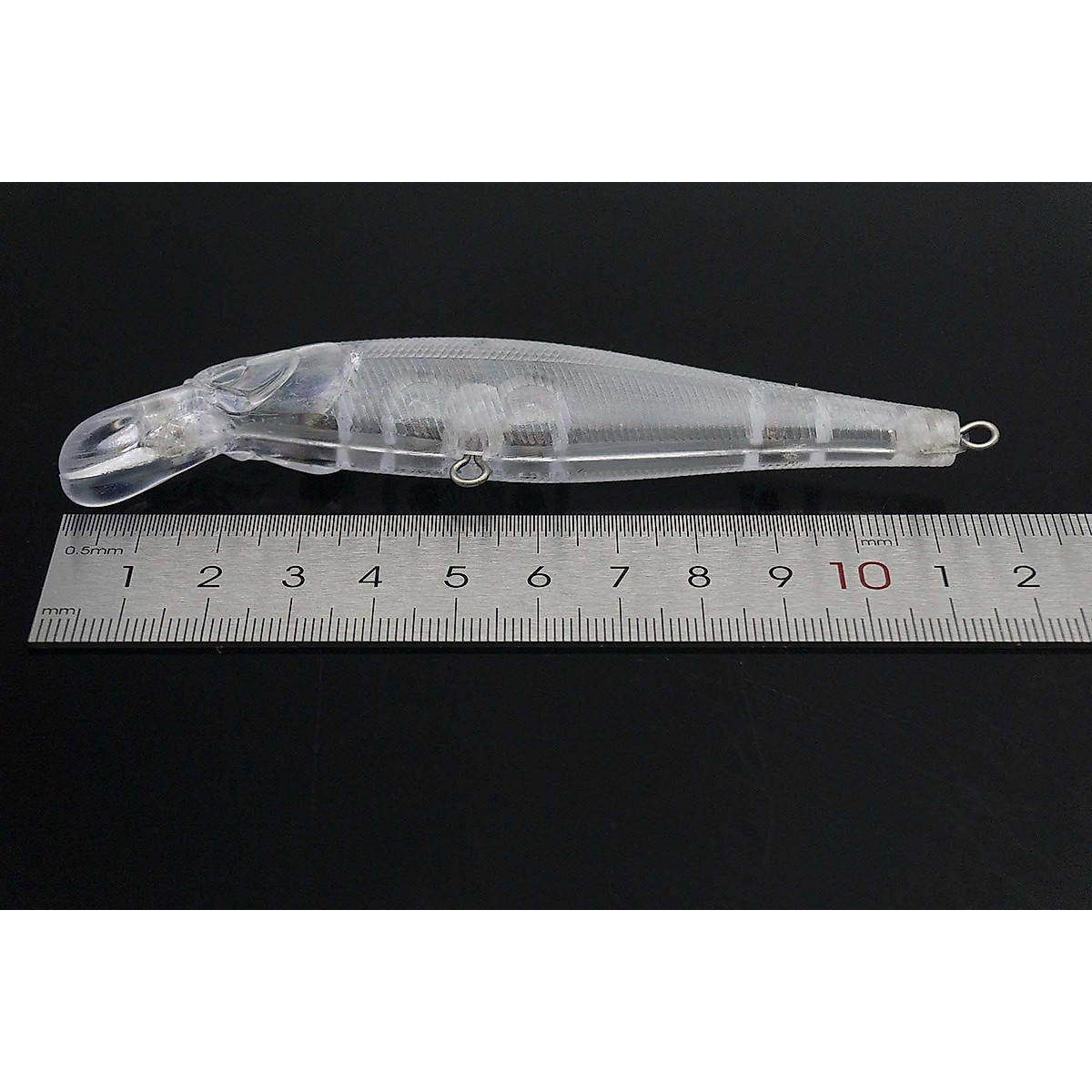 10PCS Unpainted Fishing Lures topwater Minnow Fishing Lure Blanks 11.8cm 10.98g Crankbait Artificial Hard Bait Carp Pike Bass Wobblers Deep Diving Fishing jerkbait 25# Free Eye