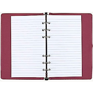 Mead 5" x 3" Memo Book, 6-Ring with Narrow Ruled Paper, Assorted Colors (46000)