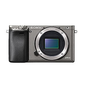 Sony Alpha a6000 Mirrorless Digital Camera 24.3MP SLR Camera with 3.0-Inch LCD - Body Only (Graphite)