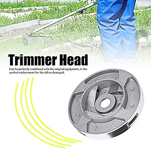 Durable Lawn Mower Accessory, Garden Tools Grass Cutter Trimmer Head, Curved Shaft Bump Replacement Garden For Grass Cutter