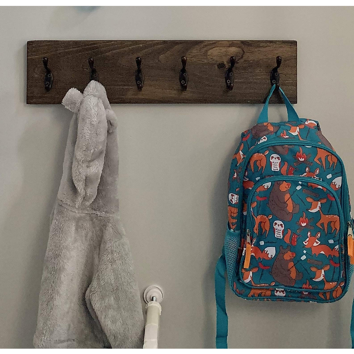 Coat Rack, Coat Hooks, Entryway Organizer Wall Mounted