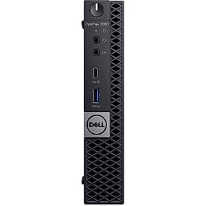 Dell Optiplex 7060 MFF Micro Form Factor (MFF) Desktop, 8th Gen Intel Core i5-8500T, 16GB RAM, 512GB SSD, Intel UHD Graphics 630, Windows 10 Pro (Renewed)
