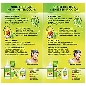 Garnier Hair Color Nutrisse Nourishing Creme, 30 Darkest Brown (Sweet Cola) Permanent Hair Dye, 2 Count (Packaging May Vary)