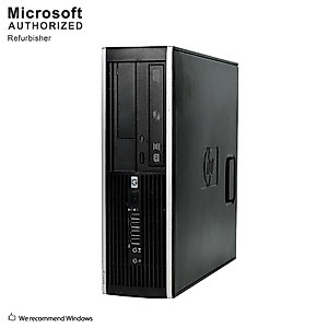 HP Elite Desktop Computer, Intel Core 2 Duo 2.9 GHz, 8 GB RAM, 500 GB HDD, Keyboard & Mouse, Wi-Fi, 22 in LCD Monitor (Brands Vary), DVD, Windows 10, (Renewed)