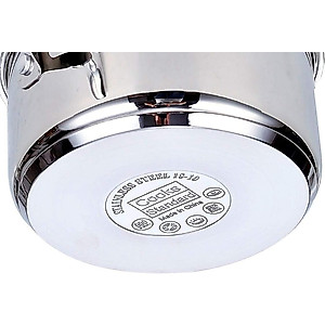 Cooks Standard 18/10 Stainless Steel Stockpot 12-Quart, Classic Deep Cooking Pot Canning Cookware with Stainless Steel Lid, Silver