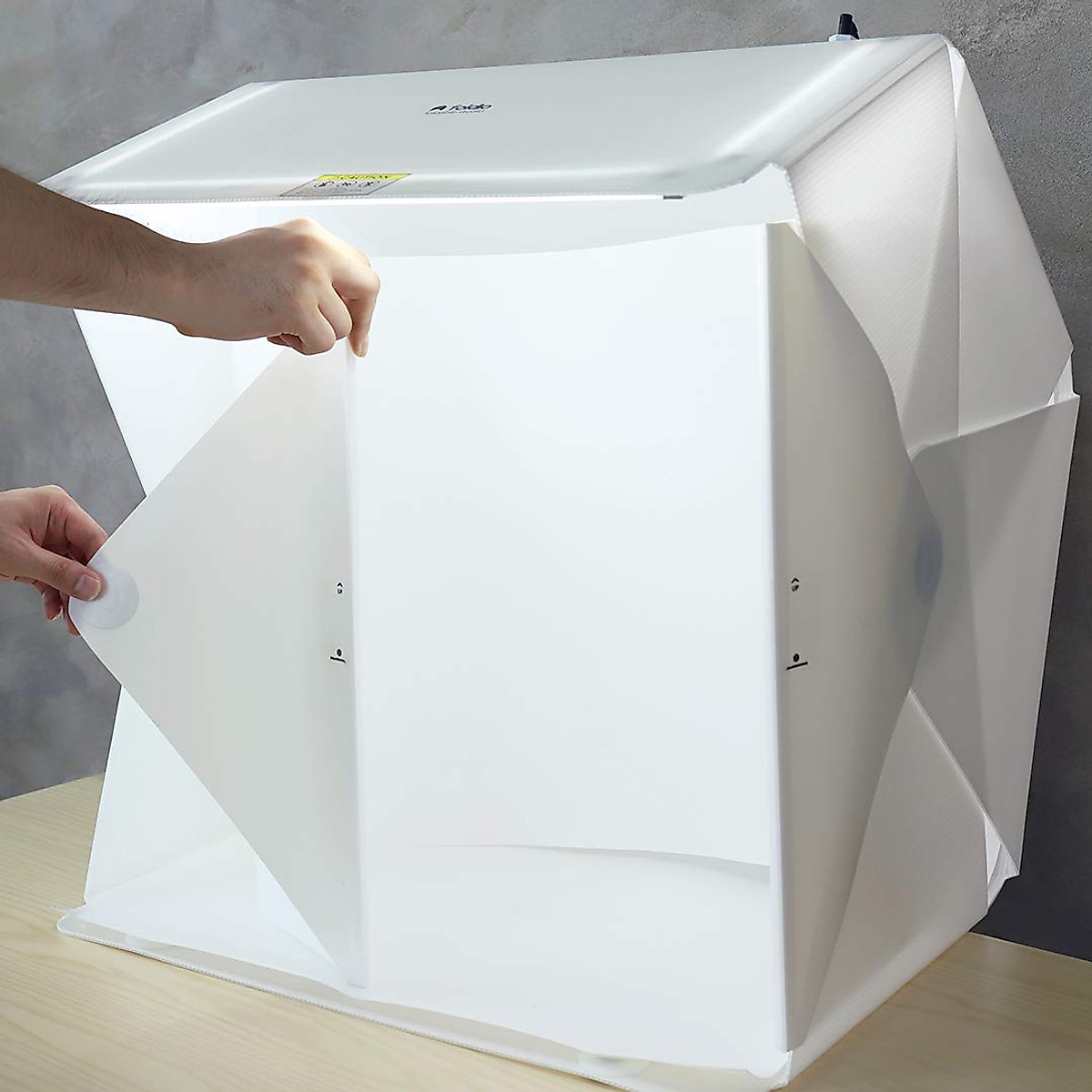 Foldio3 + 360 Studio Fullset (25inch Photo lightbox Studio with 10inch 360 Photography Turntable and 20inch Extended Plate Set/Photo Light Box/Bluetooth 360 Turntable/ 20" Extension Kit Included)