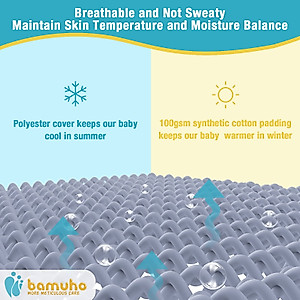 Bamuho Halo Waterproof Bassinet Mattress Protector, 2 Pack Bassinet Mattress Pad Cover Compatible with Halo Bassinest Swivel Sleeper 3.0, Envelope Closure Style - Grey 31"x18"