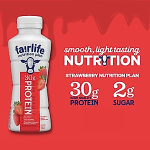 Fairlife Nutrition Plan Protein Shake | Chocolate and Strawberry Flavors 10pack Assortment