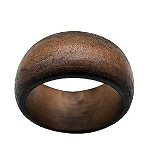 Handmade Ethnic Wood Cuff Bracelet Natural Wooden Large Bangles Round DIY Natural Wooden Chunky Bracelet Simple Engraved Geometric Braid Woven Bangle for Women Jewelry-Round Shape