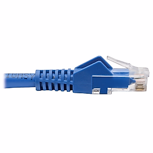 Tripp Lite M12 X-Code to RJ45 Cat6 Ethernet Cable (M/M), 1 Gbps, UTP, UL CMR-LP Certified for 60W PoE, Heavy-Duty IP68 Rating, 32.8 Feet / 10 Meters, Lifetime Manufacturer's Warranty (NM12-602-10M-BL)
