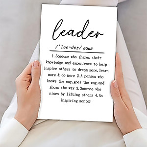 Perfect Bosses Day Card Gifts for Boss Leader, Humor Leader Definition Gift for Boss Lady, Happy Boss's Day Card for Your Leader, Boss Day Card from Staff Coworker Employee, Birthday Card for Leader