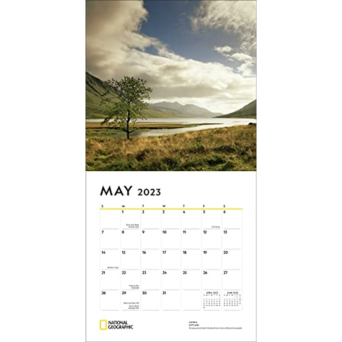 National Geographic: Scotland 2023 Wall Calendar
