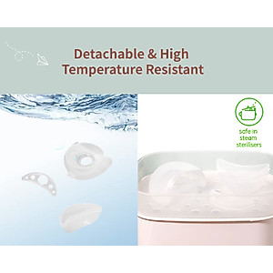Suatata Wearable Breast Pump︱Milk Catcher / Collector for Breastfeeding Relief with Pumping Function︱Silicone Reusable Nursing Pads for The Let-Down︱Breast Feeding Essencials (2Pcs)