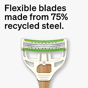 Schick Xtreme Bamboo Razor — Eco Friendly Razor, Bamboo Disposable Razors Men, Bamboo Razor Handle