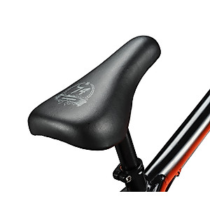 Mongoose Fireball Dirt Jump Mountain Bike, 26-Inch Wheel, 9-Speed Drivetrain, Front Suspension, Mechanical Disc Brakes, Orange