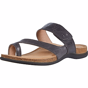 Taos Footwear Women's Zone Dark Grey Sandal 11 M