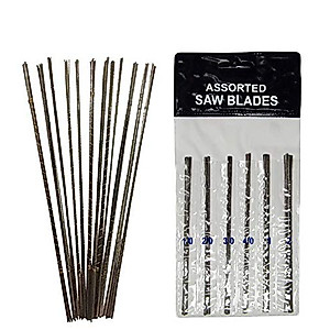 GERMAN STYLE JEWELERS SAW FRAME with 144 ASSORTED JEWELERS SAW BLADES