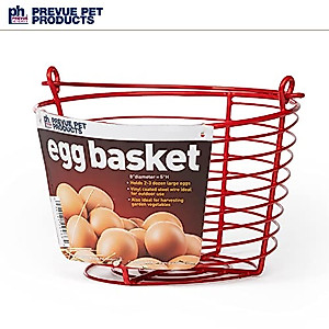 Prevue Pet Products 8 Inch Red Egg Basket 468