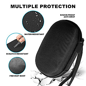 QuietComfort Earbuds Case Cover Protector & USB c Charging Cable Cord Replacement for Bose Sport Earbuds & Bose QuietComfort Wireless Earbuds Hard Case Replacement Carrying case (Inside Black)