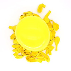 Yellow Balloon Arch Garland Kit-White Balloon 122Pcs for Graduation,Birthday,Easter,Baby Shower,Christmas,Fiesta Party Decoration.