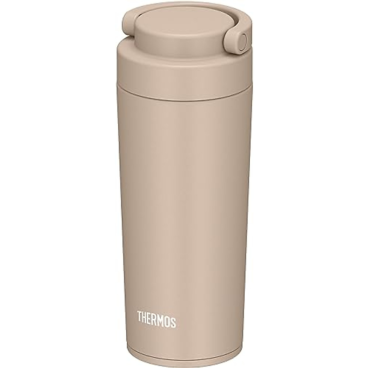 Thermos JOV-420 CL Vacuum Insulated Portable Tumbler with Carry Handle, 14.2 fl oz (420 ml), Cafe Latte