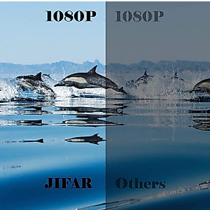 Native 1080P Projector,9800 L Projector for Outdoor Movies with 450" Display, Support 4K Dolby & Zoom,100000 Hours Life Indoor and Outdoor Projector Compatible with TV Stick,HDMI,VGA USB…