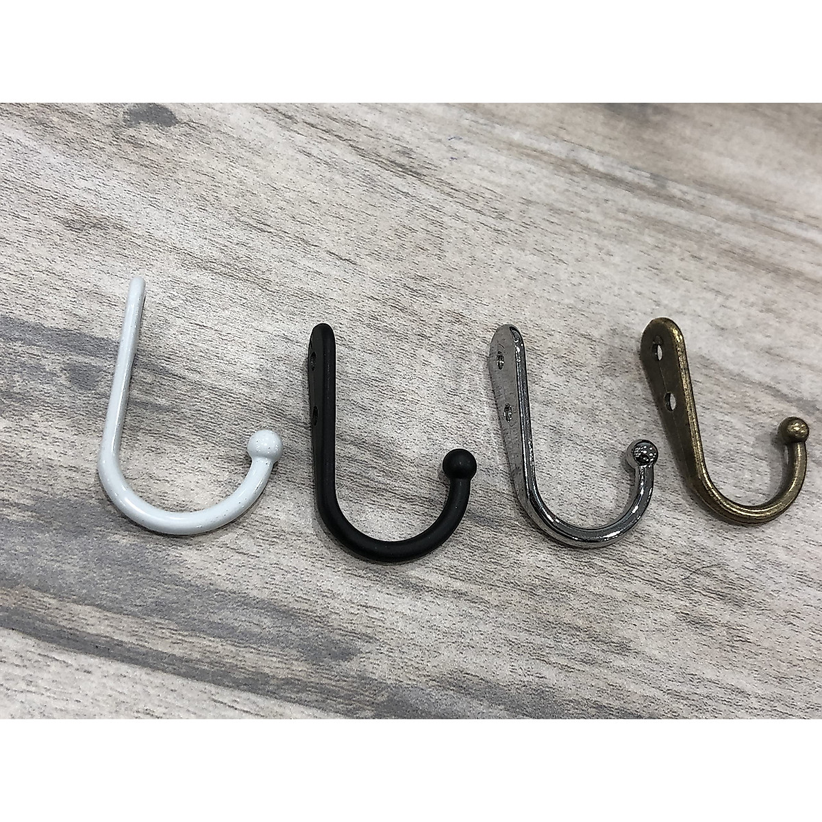Tsnamay 10 Pieces Small Hooks Wall Mounted Coat Hooks,Zinc Alloy Antique Single Hook for Hanging Mug Cup, Coffee Cup, Bag, Robe, Towels, Keys,Silver