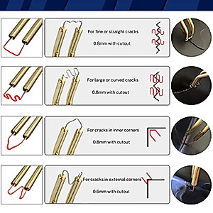 Allturn Plastic Welder,Hot Stapler,400PCS Hot Staples,Plastic Welding Kit,Plastic Welding Machine Car Bumper Repair Kit.(BLACK)