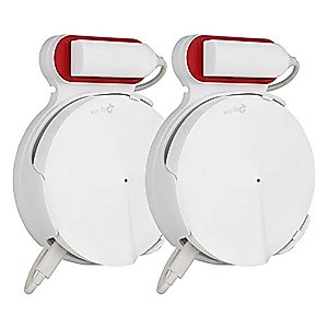 Bangcheer - Cable and Power Line Storage Boxes for WiFi Router, Easy-to-Install Deco Wall Mount Holder for Tp Link Deco M5, Red, Pack of 2