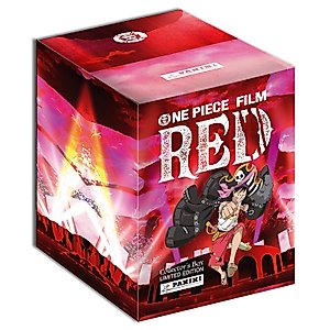 Panini One Piece Red Trading Cards Box of 20 Cards + Booklet, 004666MCOUFC