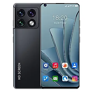 Unlocked Mobile Phones, Adnroid 8.1 Smart Phone 7.0 Inch Ultrathin HD Full Screen Phone, Dual SIM Unlocked Smartphones, 2G RAM+16GB ROM, 2MP+5MP Mobile Cell Phone, Gift for Friends (Black)