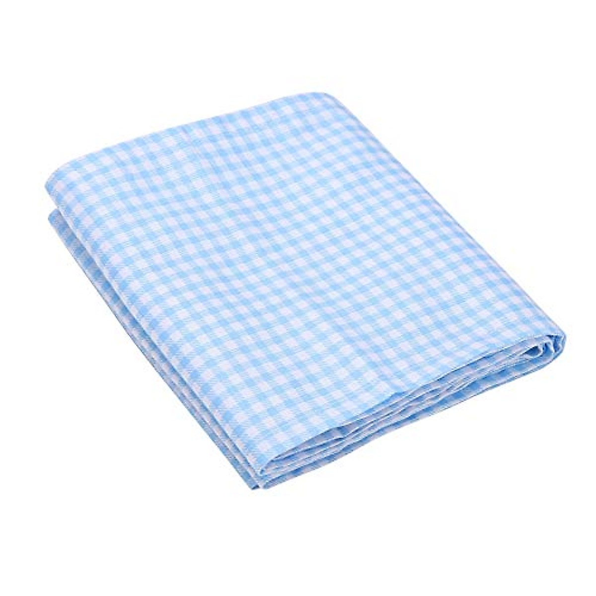 Zerodis Baby Swaddle Wrap Sash, Cotton Maternity Bowknot Newborn Infant Blanket for Photo Shot Stretch Wrap Swaddle Blanket Receiving Blanket (Light Blue Plaid)