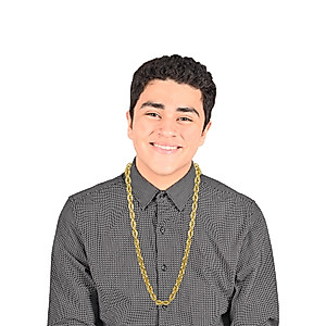 Chain Beads (gold) Party Accessory (1 count) (1/Card)