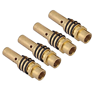 Zerone Nozzles Contact Tips, 11pcs Nozzles Contact Tips Holders MIG Welder Consumable Accessory Fit for 15AK Torch Gun