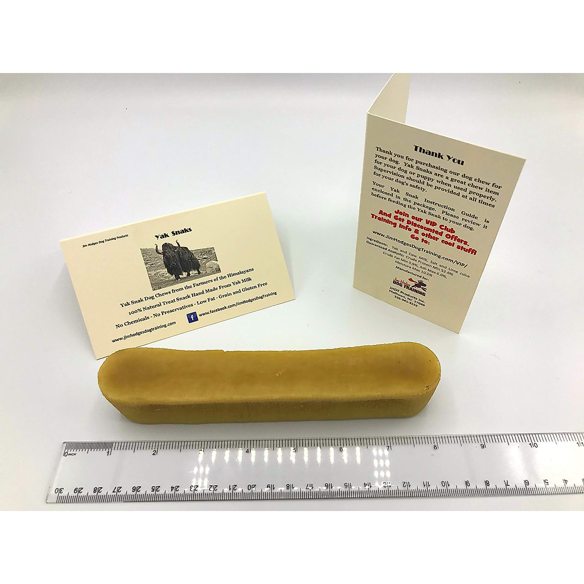 Yak Snak Dog Chews - All Natural Hard Cheese Himalayan Dog Treats - Long Lasting Dog Chews, Made from Yak Milk, Small, Medium. Large & Extra Large Sizes (XXL 1-Pack)