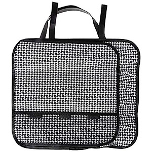 Mercer Culinary 7-Pocket Knife Roll Storage Bag, Houndstooth