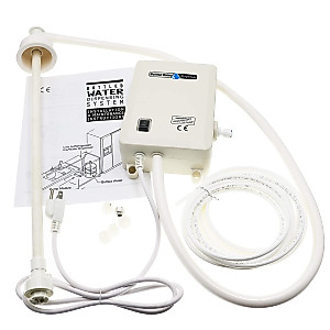 FlowFluid Bottled Drinking Water Pump System Single-Tube Power 25W, Bottled Water Dispensing 2L Flow Electric Water Pump for 5 Gallon Bottle Water for Coffee,Refrigerators,Ice Maker,Faucet