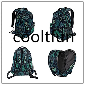Kid School Backpack Toddler Octopus Backpack Seahorse Bookbag for Boy Girl 1st 2nd 3rd 4th Grade