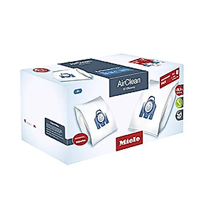 Miele XXL Performance Pack, 16 AirClean 3D GN Vacuum Cleaner Bags and 1 HEPA Filter, Traps and Secure Dust