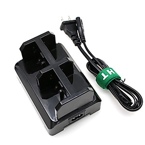 HangTon Battery Charger for Trimble 54344 92600 92670, 5700 5800 R7 R8 SPS985 S6 TSC1 GPS GNSS Receiver, 4 Slot C300
